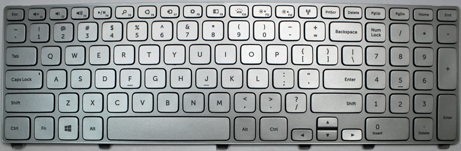 Dell Inspiron 17 7000 Series 17 7737 Keyboard Keys