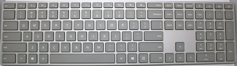 Microsoft Surface Wireless Keyboard WS2-00025 Laptop Keyboard Keys